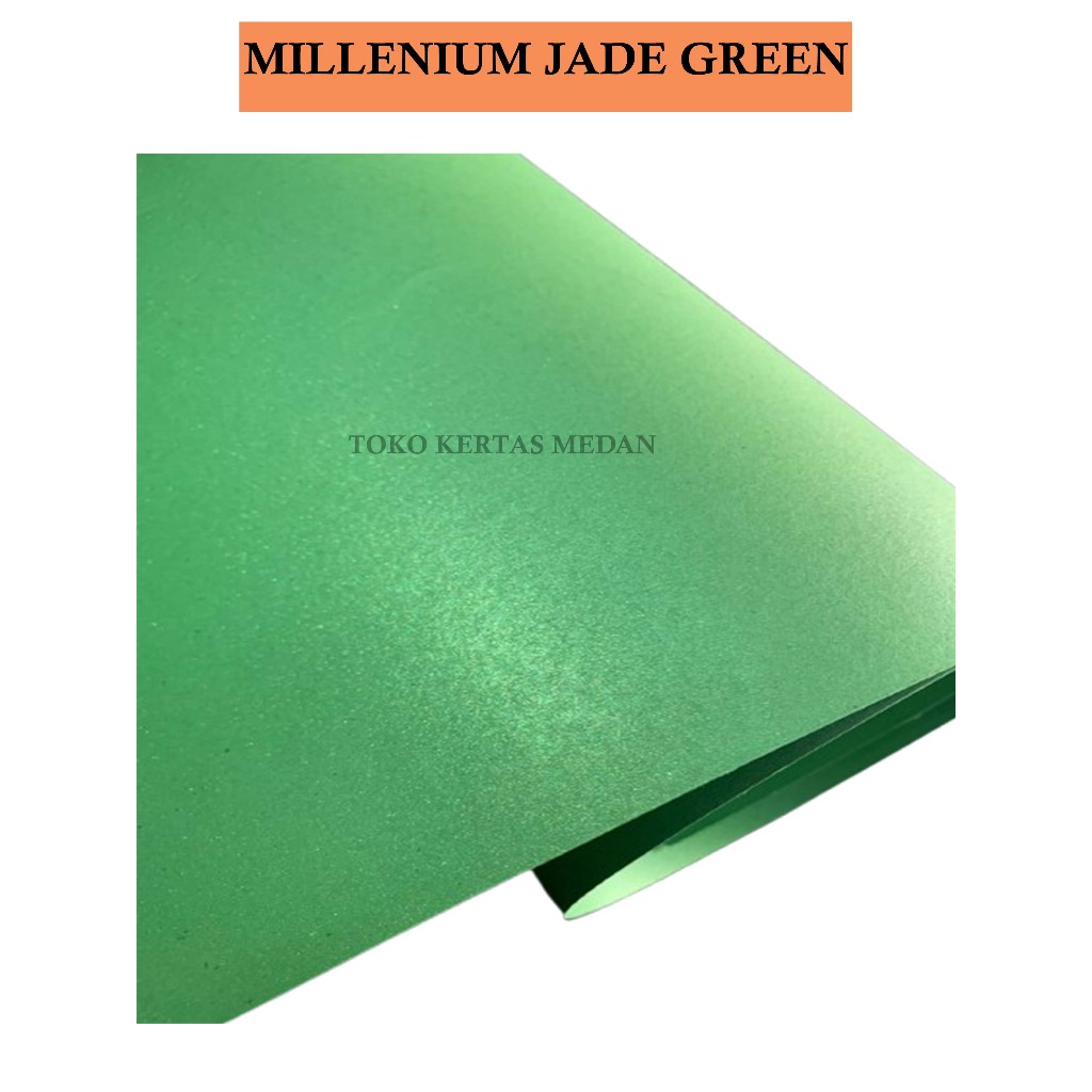 Jual KERTAS JASMINE / KERTAS MILLENIUM / WARNA JADE GREEN 190 - 220 GSM ...