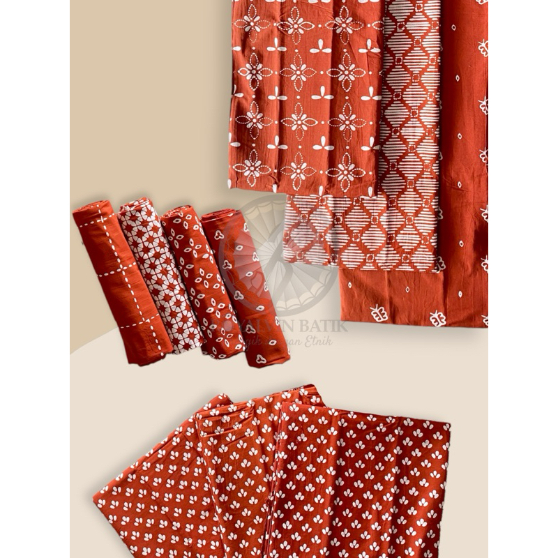 Jual Royalvin Batik Cap 1 Warna - TERAKOTA / Teracota / MERAH BATA ...
