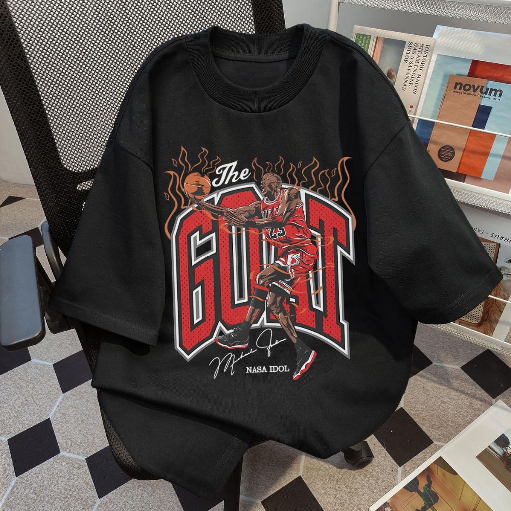 Jual NASA IDOL T-shirt Kaos Wanita Hitam Oversize Lengan Pendek vintage ...