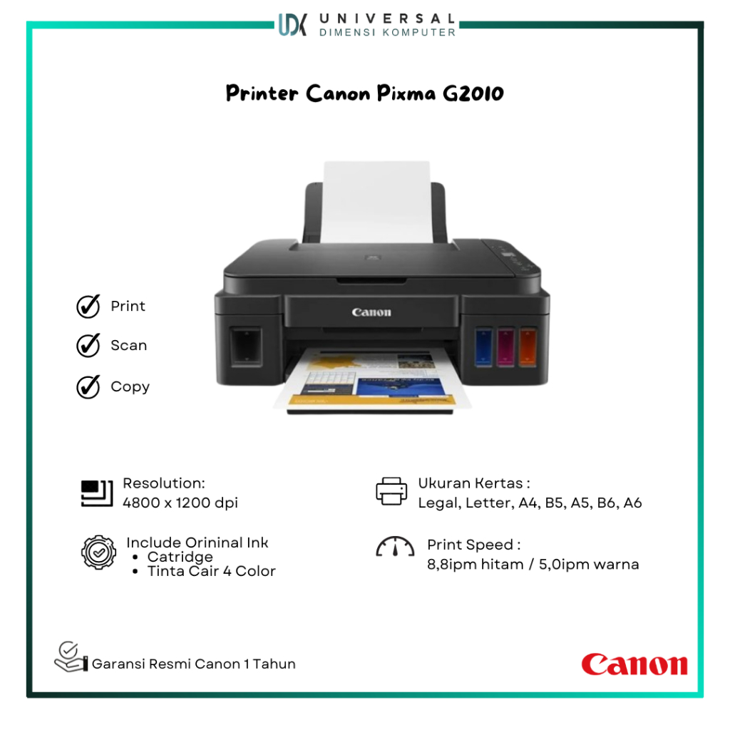 Jual PRINTER CANON PIXMA G2010 | Shopee Indonesia