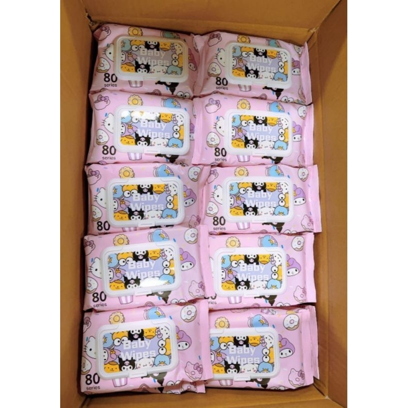 Jual TISSUE BASAH RUNBEIMIAN MOTIF SANRIO 1 PACK ISI 80 LEMBAR | Shopee ...