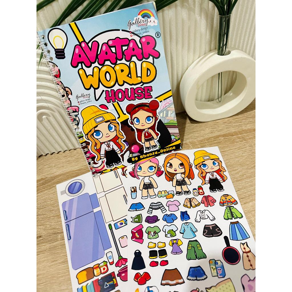 Jual AVATAR WORLD HOME QUIET BOOK PAPERDOLS HOME MAINAN ANAK BONGKAR ...