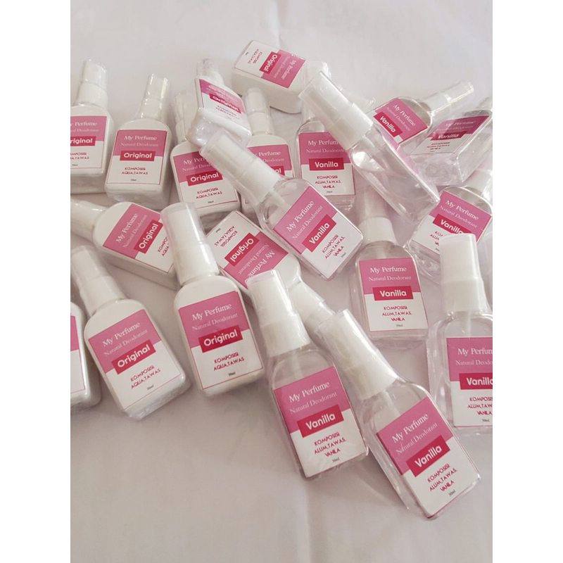 Jual MY PERFUME deodorant spray semprot tawas 30ml vanilla original ...