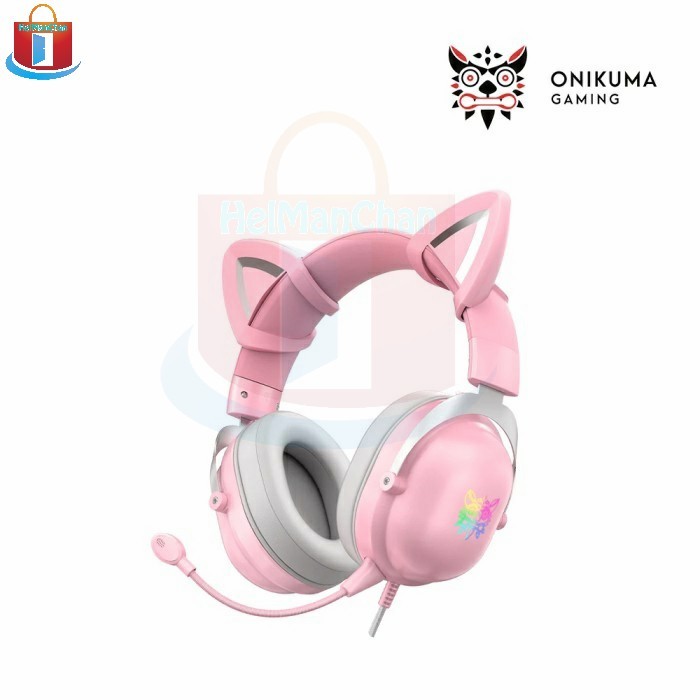 Jual ONIKUMA X11 Cat Ears Gaming Headset | Shopee Indonesia