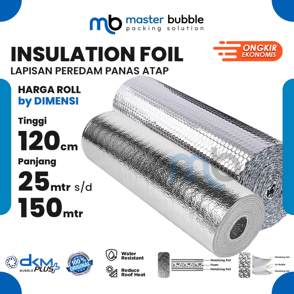 Jual Peredam Panas Atap Rumah & Gudang / PE Foam Bubble Insulation 2 ...
