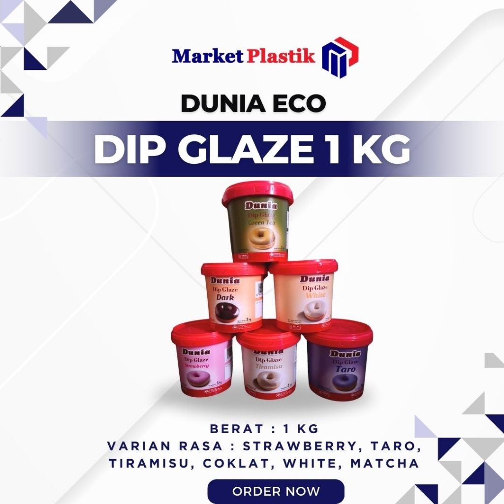 Jual Glaze Dunia dip glaze ECO all variant 1 kg | Shopee Indonesia