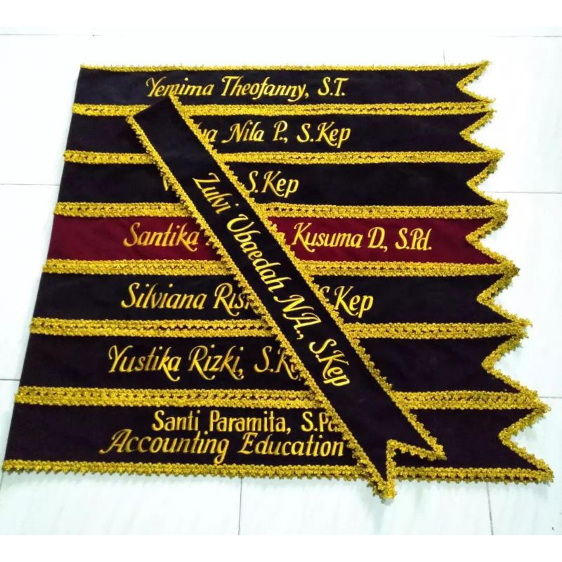 Jual selempang renda mahkota Bordir 1 Lapis(1Hari jadi) | Shopee Indonesia