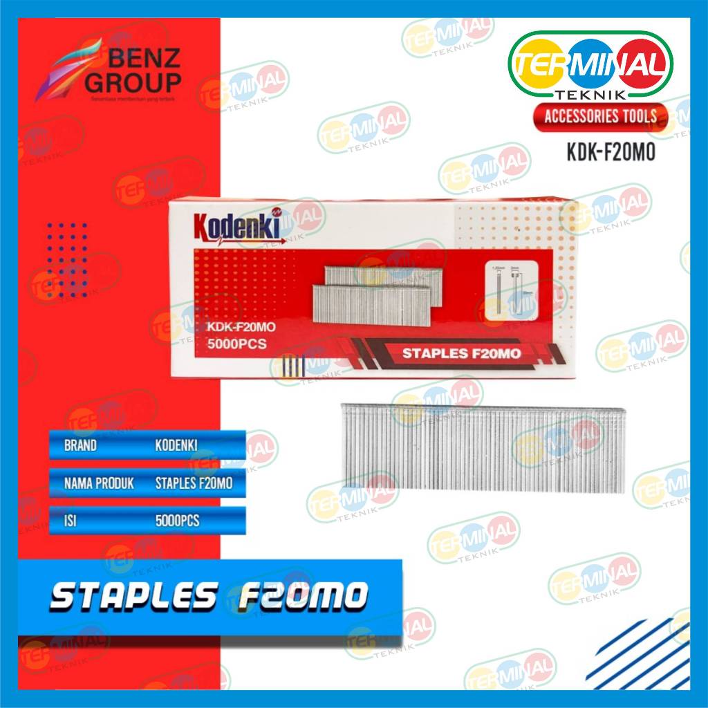 Jual Kodenki Isi Staples Air Nailer Isi 5000Pcs Refill Paku Tembak ...