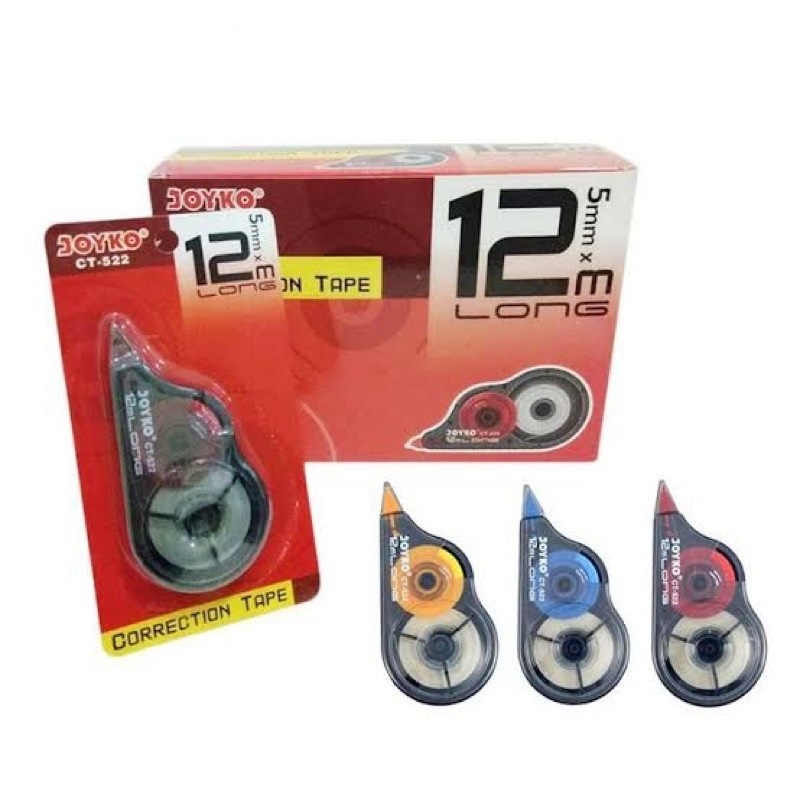 Jual Joyko Correction tape JK CT-522 Tip-Ex Kertas Roll Stipo CT 522 ...