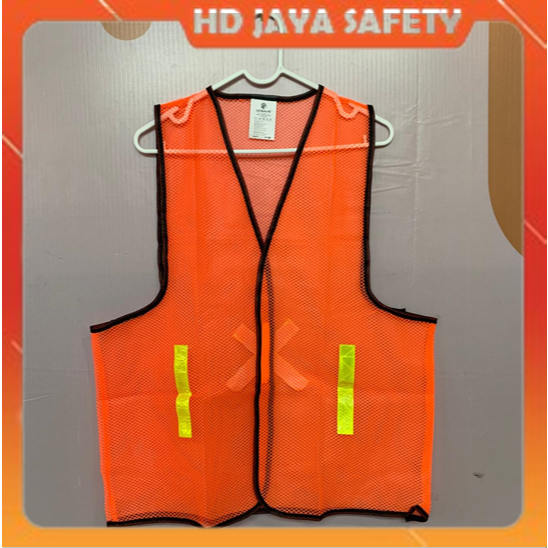 Jual Rompi Safety Jaring Orange - Safety Vest - Rompi Safety Proyek ...