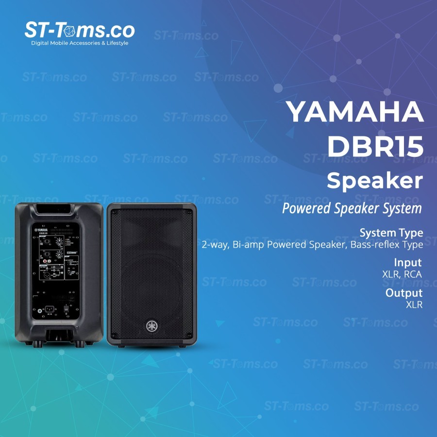 Jual Yamaha DBR15 DBR-15 Active Speaker 15 Inch Output 1000 Watt - 2Pcs ...