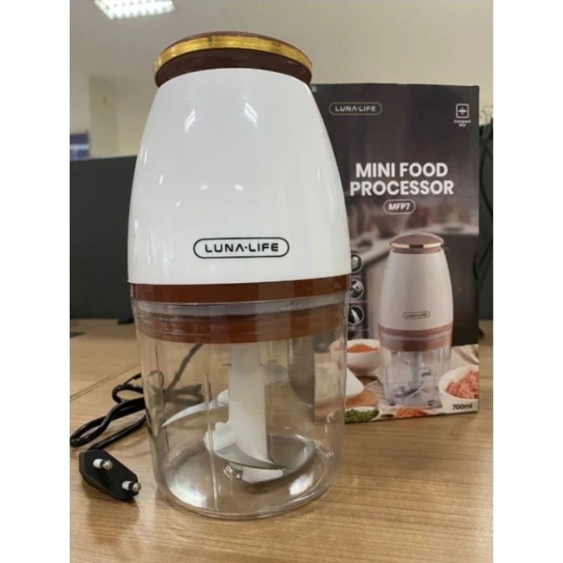 Jual Chopper Blender Mini 700ml MFP7 LUNA LIFE MFP-7 4 blade Processor ...