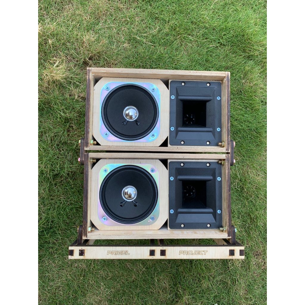 Jual Paket Box Line Array 4 Inch isi Speaker ACR KSV 4 Inch plus ...
