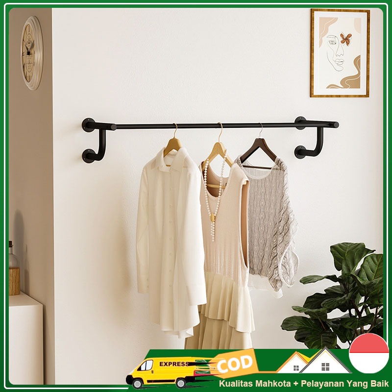 Jual BAOLEI┃100CM-gantungan dinding-gantungan baju dinding-Mounted ...