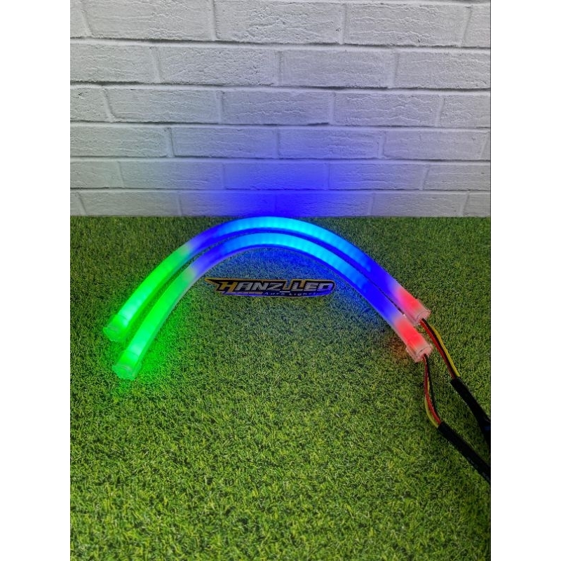 Jual DRL alis RGB Premium AES 30cm Bluetooth | Shopee Indonesia