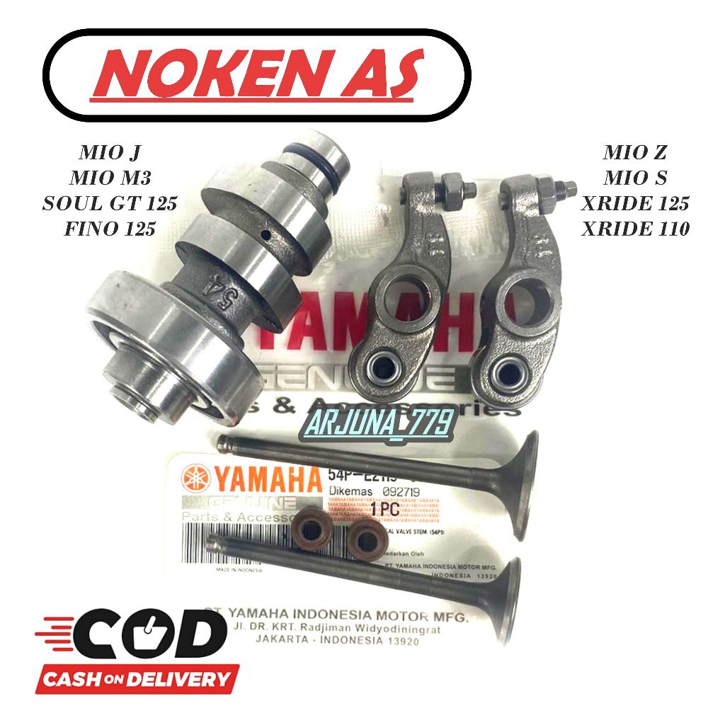 Jual PAKET NOKEN AS KOMPLIT YAMAHA MIO J MIO M3 FINO 125 SOUL GT 125 ...
