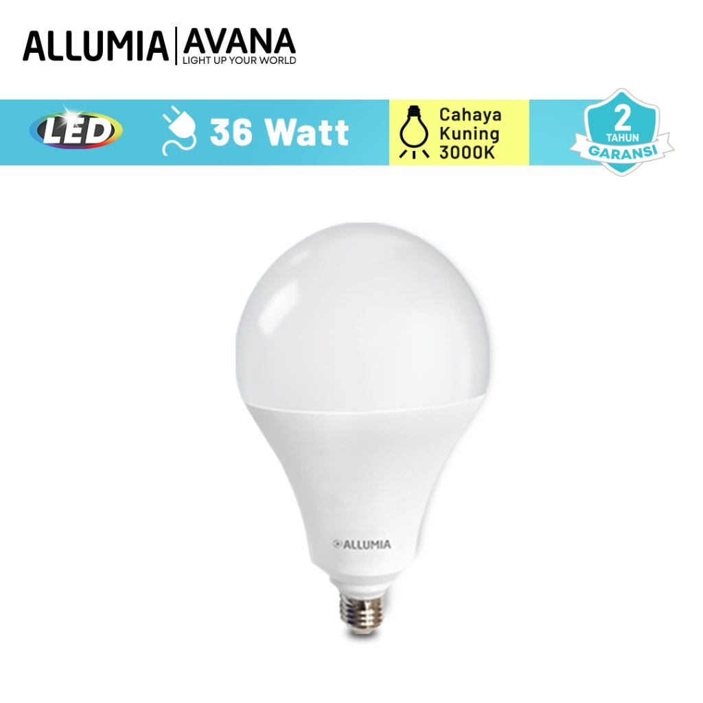Jual ALLUMIA Bulb Lampu LED 36 Watt 3000K Kuning Warm White Lampu ...
