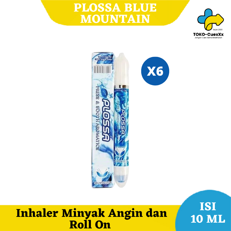 Jual Plossa Minyak Angin Inhaler dan Roll On 10 ml - Blue Mountain ...