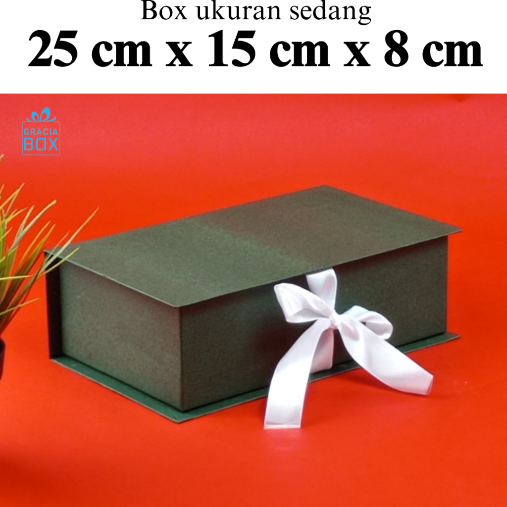 Jual BOX HAMPER - HARDBOX - KOTAK KADO - ukuran 25 cm x 15 cm x 8 cm ...