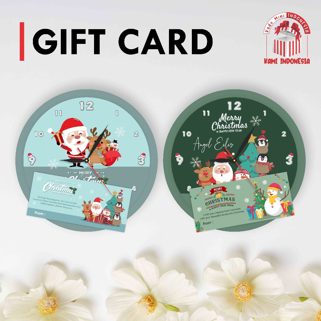 Jual KARTU UCAPAN NATAL GIFT CARD MERRY CHRISTMAS - WAJIB ORDER BERSAMA ...