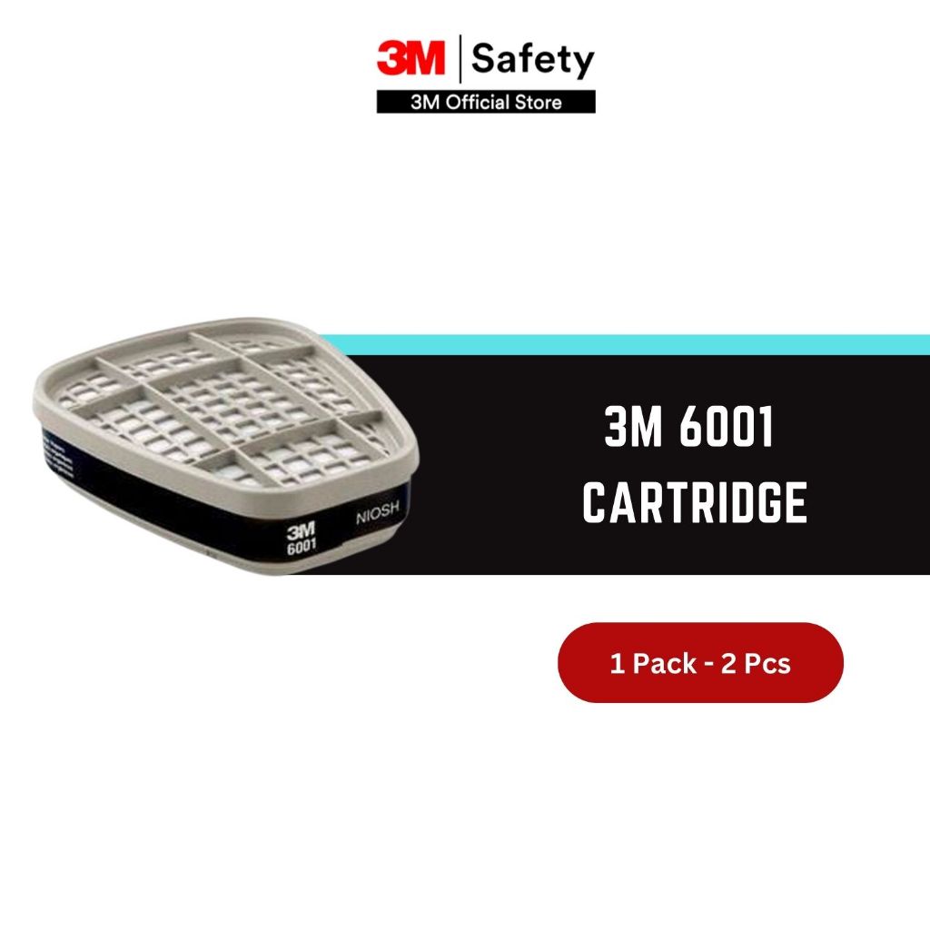 Jual 3M 6001 Filter Masker Organic Vapor Cartridge | Shopee Indonesia