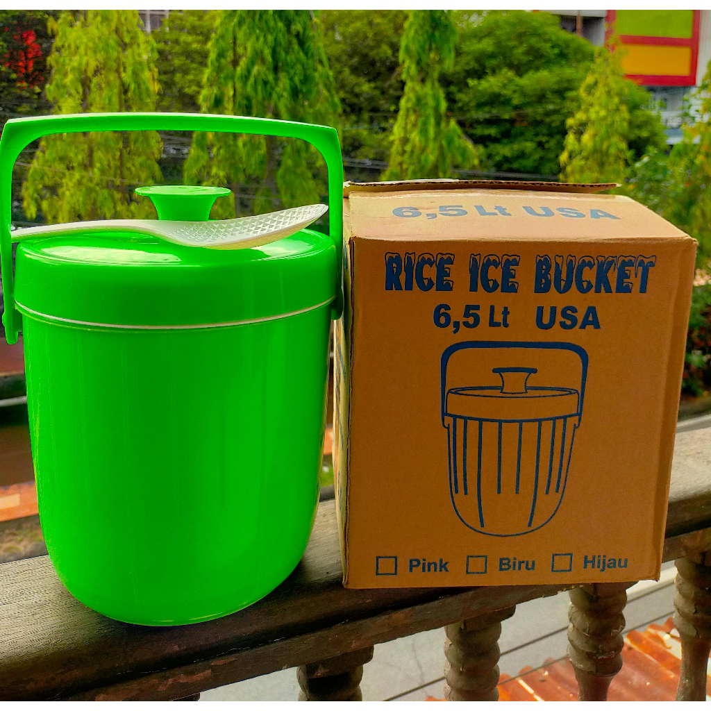 Jual RICE BUCKET 6.5 USA/ RICE ICE BUCKET DOREMI 6.5/TEMPAT NASI / ES ...