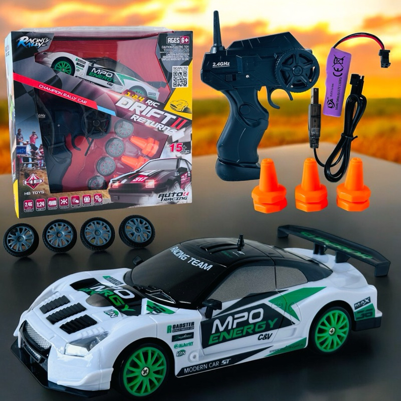 Jual Mobil RC Drift 4WD 2,4GHz / Mobil Remot Drift racing mini skala 1: ...