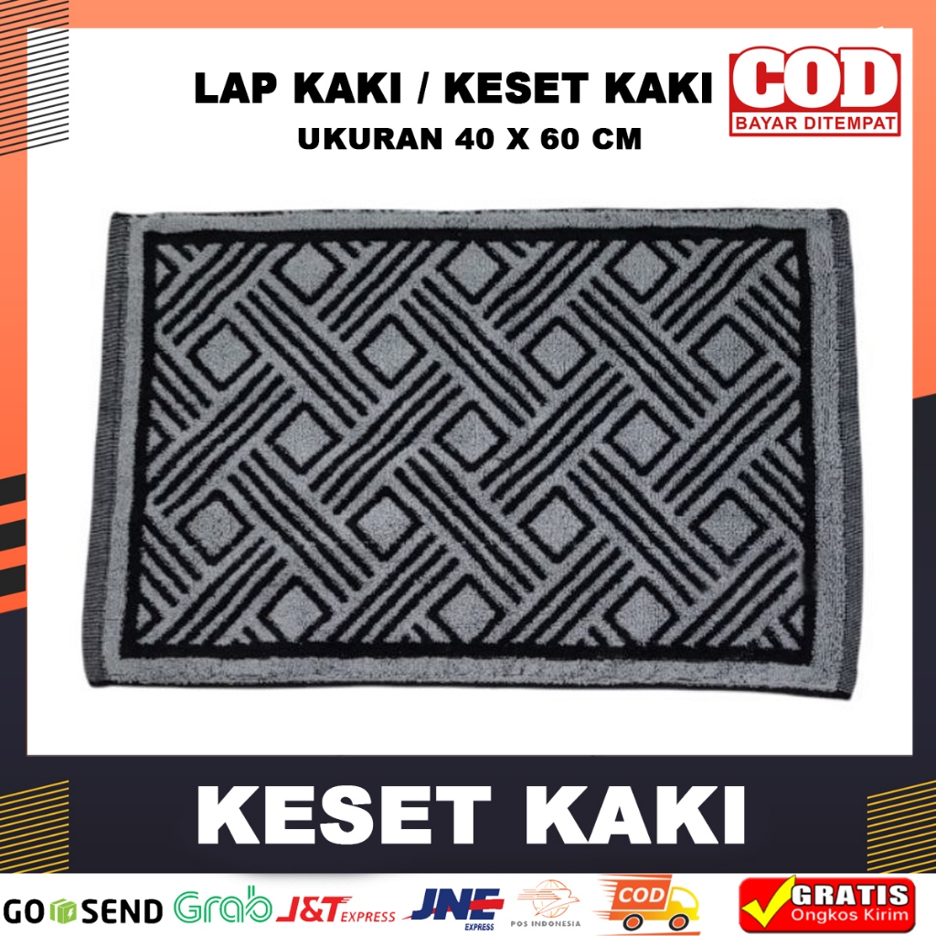 Jual Kesek Kaki / Lap Kaki Handuk Tebal Premium ukuran 40 x 60 cm ...