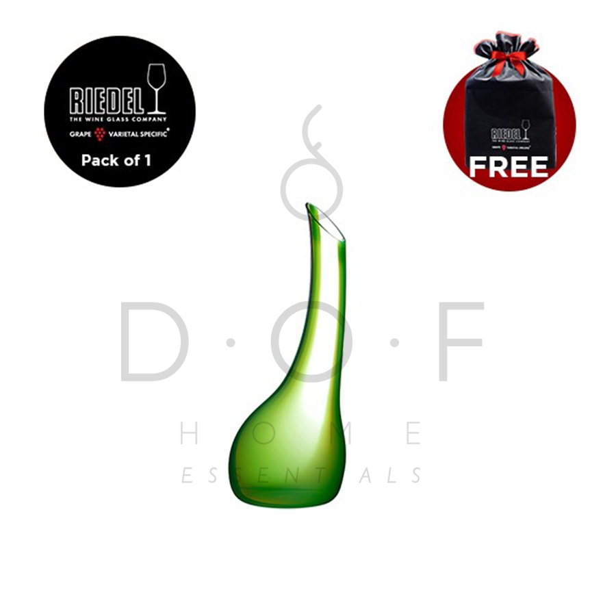 Jual Decanter Wine Riedel Decanter Cornetto Confetti Green | Shopee ...