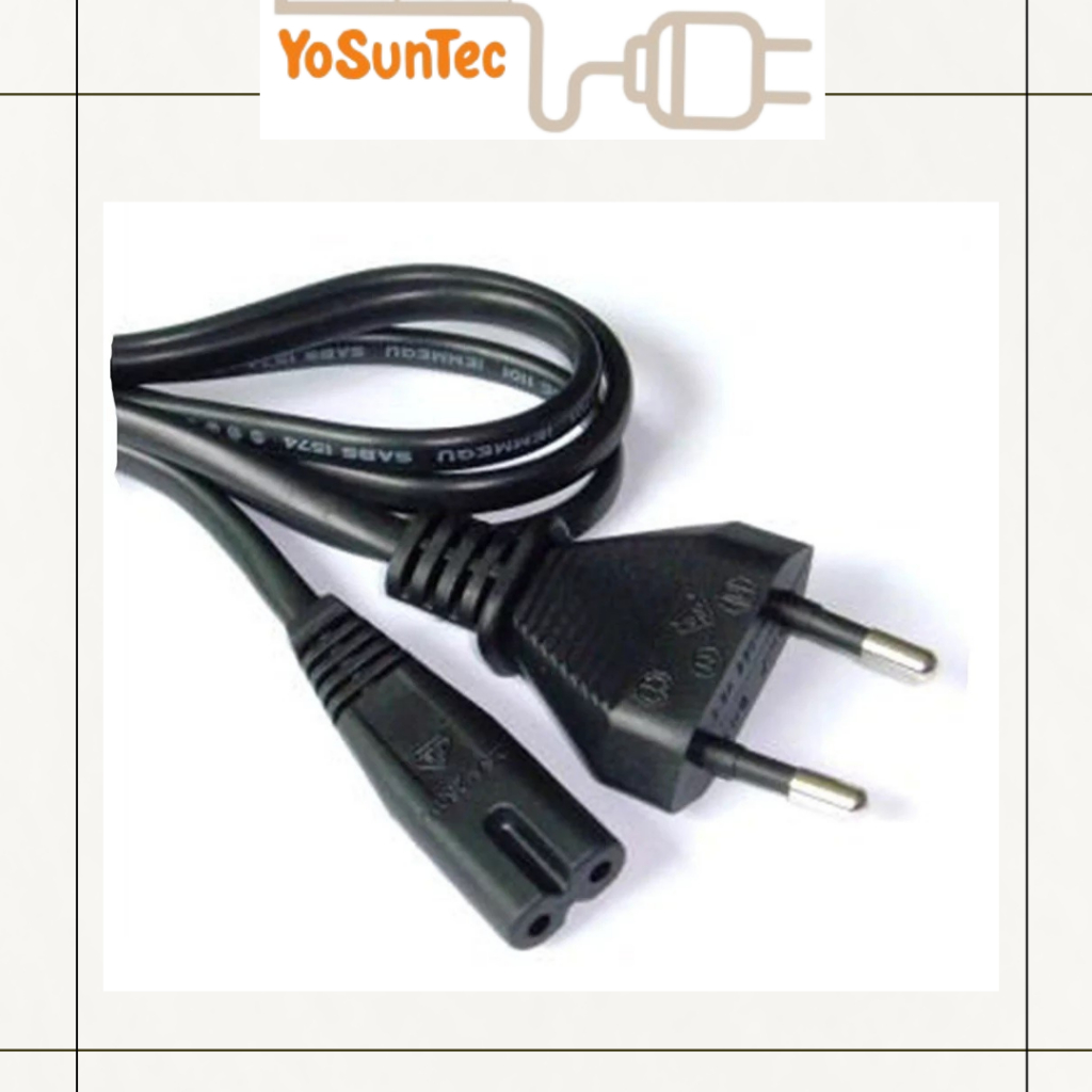Jual Kabel Power Kabel Angka 8 Kabel Printer HP Epson 1.8m FULL Murah ...