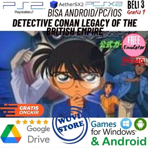 Jual PS 2 Detective Conan Legacy of the British Empire | Bisa di PC ...