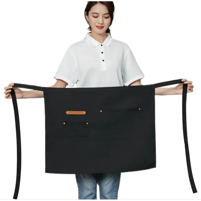 Jual ALIMRAN Apron Waiters Mini Celemek Masak Mini Apron Setengah Badan ...