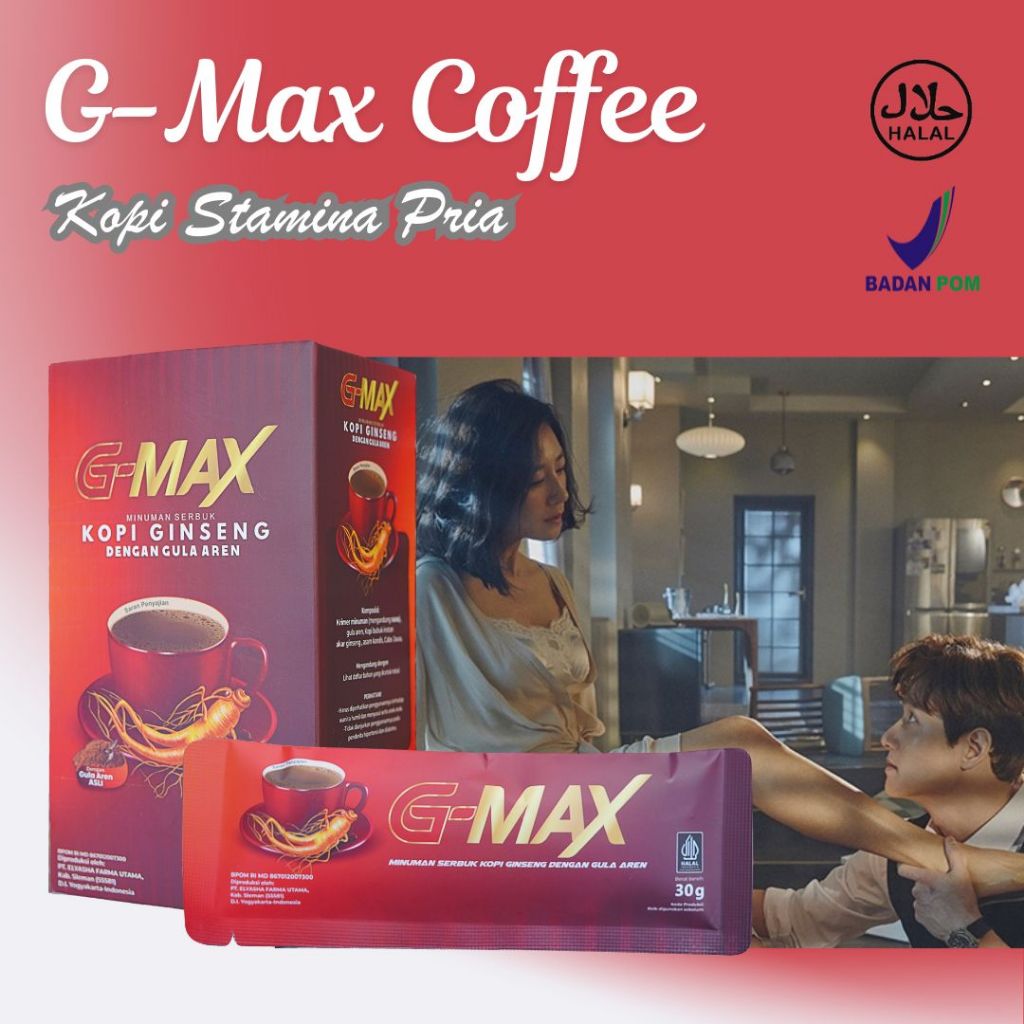 Jual G-MAX COFFEE GMAX KOPI KUAT TAHAN LAMA PENAMBAH STAMINA PRIA ...