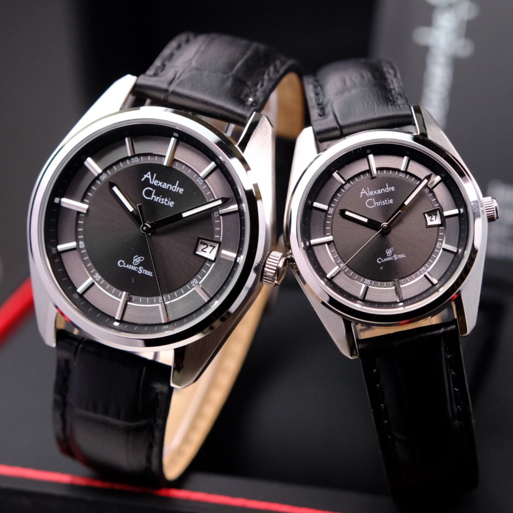 Jual Alexandre Christie Couple Terbaru 2024 Original AC 8695 Kulit ...
