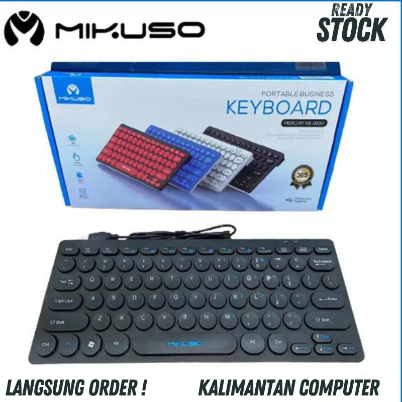 Jual KEYBOARD MINI MIKUSO KB-003U TERMURAH BARANG ORIGINAL TERBAIK ...