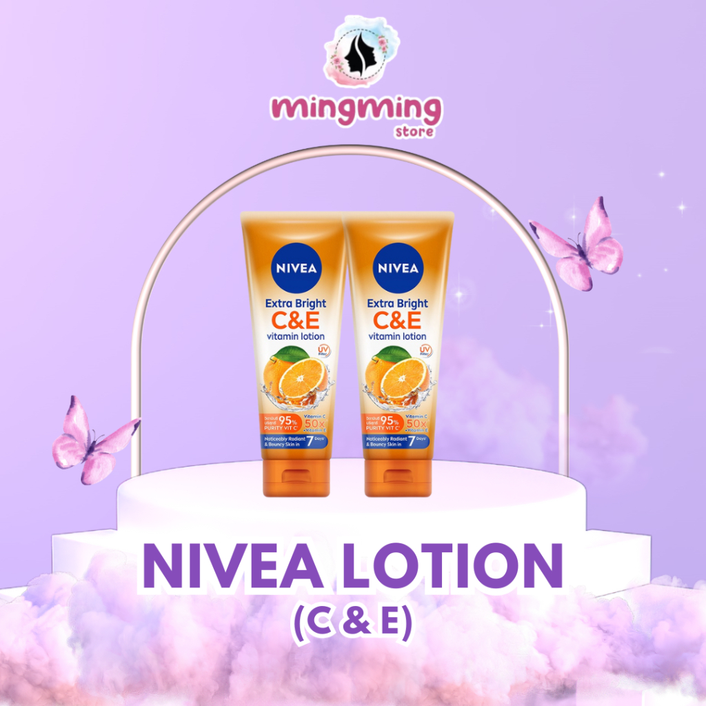 Jual NIVEA Extra Bright C&E Vitamin Body Lotion 180mL | Shopee Indonesia