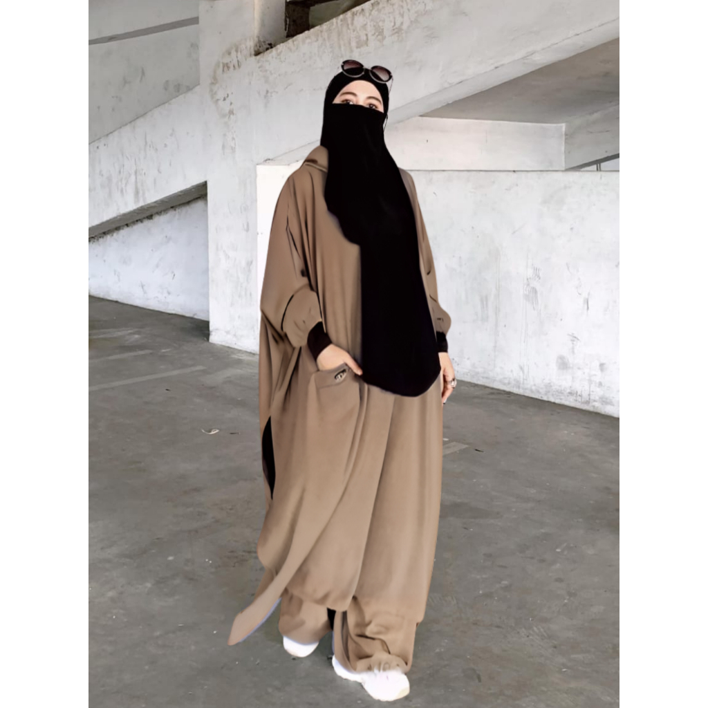 Jual WADHA SPORTY STYLE/TUNIK/UMROH/One Set Tunik Melay | Shopee Indonesia
