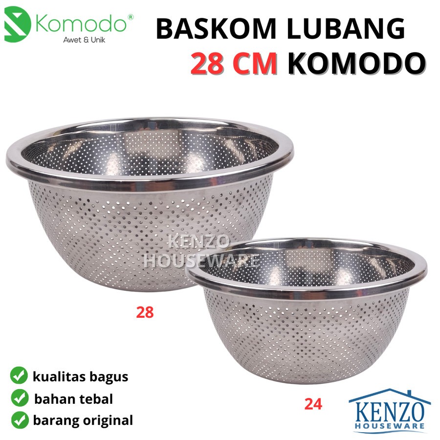 Jual Baskom Tirisan Lubang 24 28 CM Wakul ELEGANT KOMODO Baskom Tirisan ...