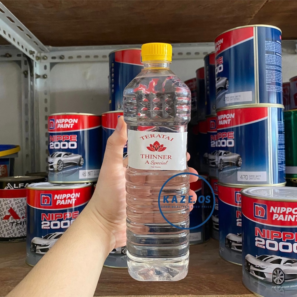 Jual PREMIUM THINNER A SPECIAL TERATAI 1 LITER / 1LITER SPESIAL KUALITAS JANGAN DI RAGUKAN ...