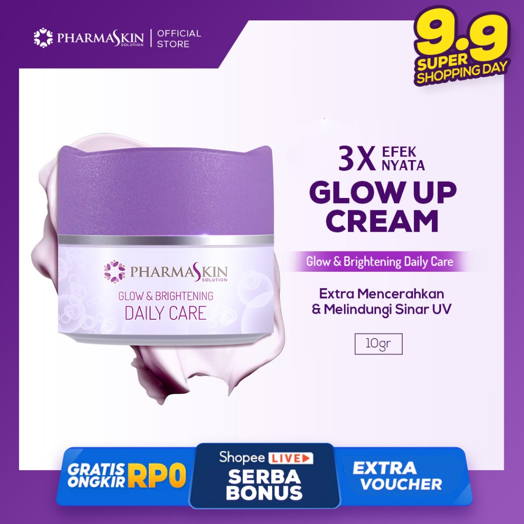 Jual Pharmaskin Solution Glow & Brightening Daily Care Sunscreen Skincare Pharmaskin Paket Flek ...