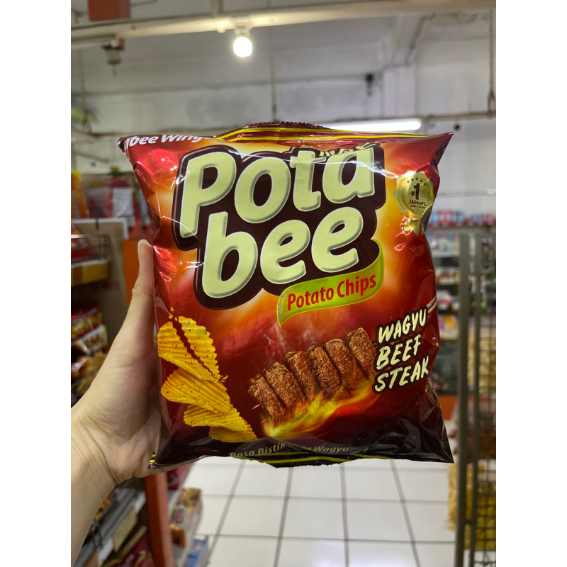 Jual potabee wagyu beef steak 65g - potabee potato chips wagyu beef ...