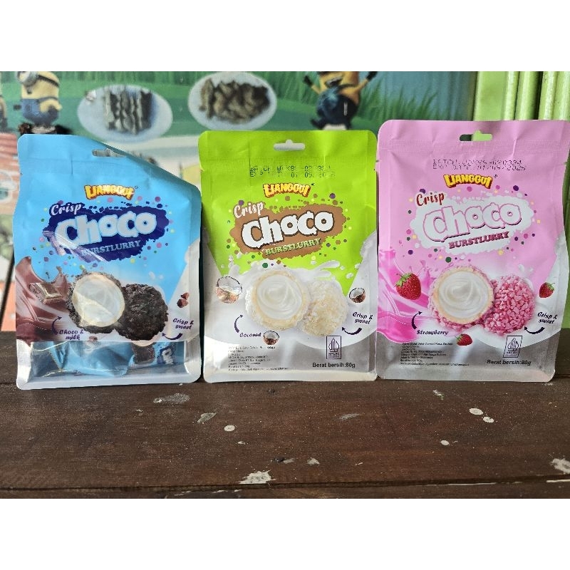 Jual PROMO!!! BELI 1 GRATIS 1 LIANGGUI CRISP CHOCO BURSTLURRY COKLAT ...