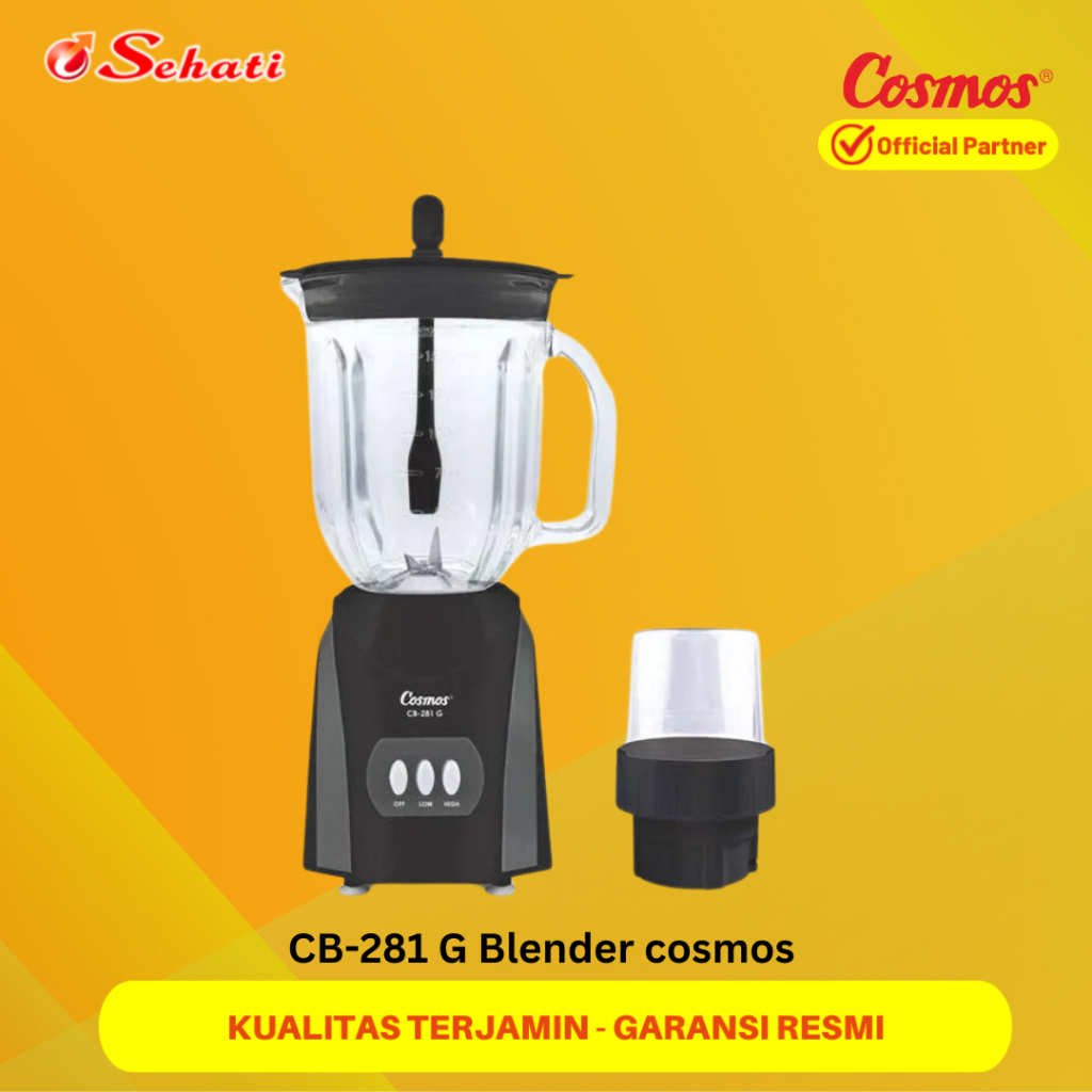 Jual COSMOS CB-281 G Blender cosmos 2 Liter Blender Gelas afety Lock ...