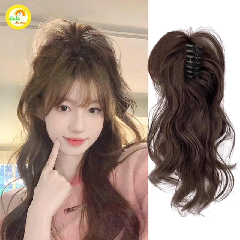 Jual 31-35cm Jepit Rambut Full Keriting Panjang Jedai Rambut Model ...