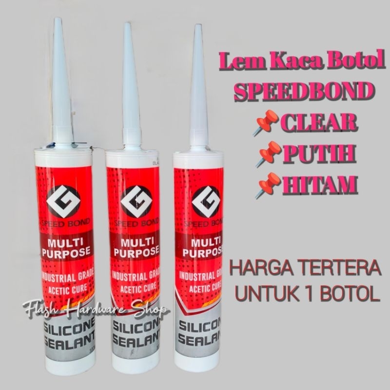 Jual LEM kaca silicone/lem botol/lem silikon/lem sealent"HANDSOME ...