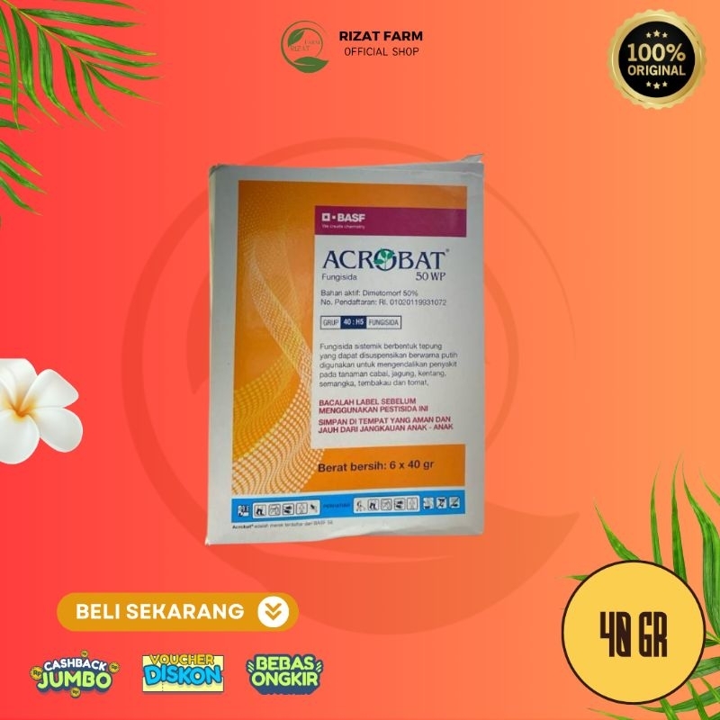 Jual Fungisida ACROBAT 50 WP 40gr - Mengendalikan Penyakit Tanaman ...
