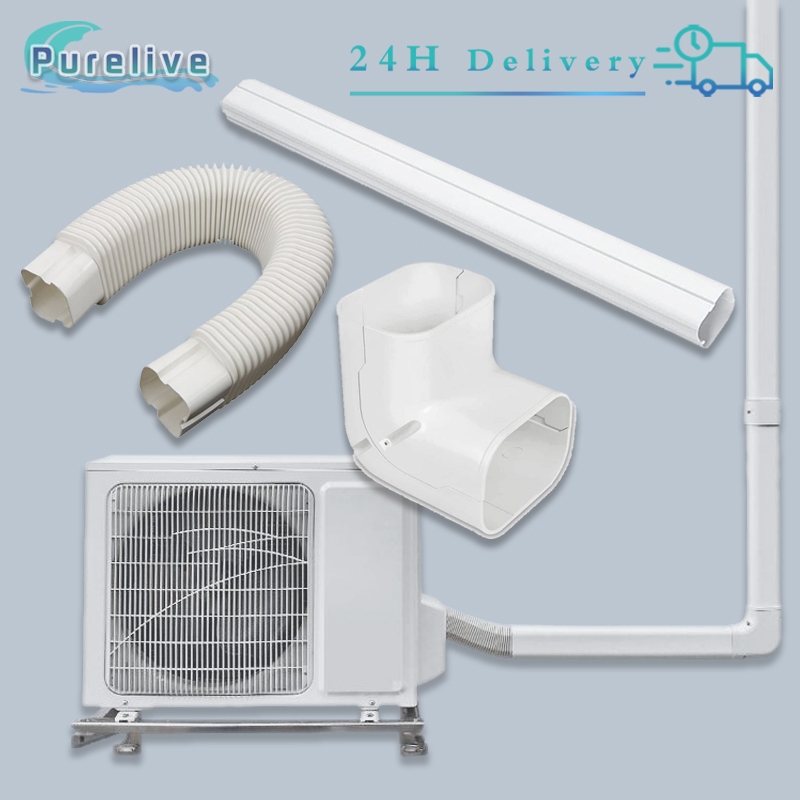 Jual Universal Straight Pipe AC Elbow 90 Derajat Protective Pipe Cover ...