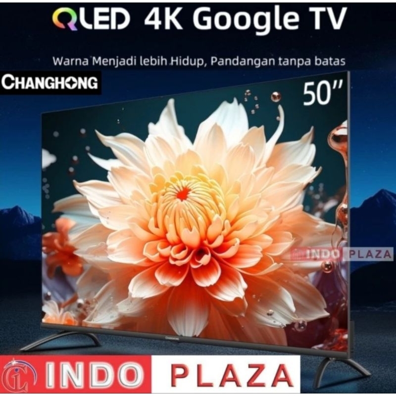 Jual TV CHANGHONG 50 QLED 4K GOOGLE TV U50QCN1 | Shopee Indonesia