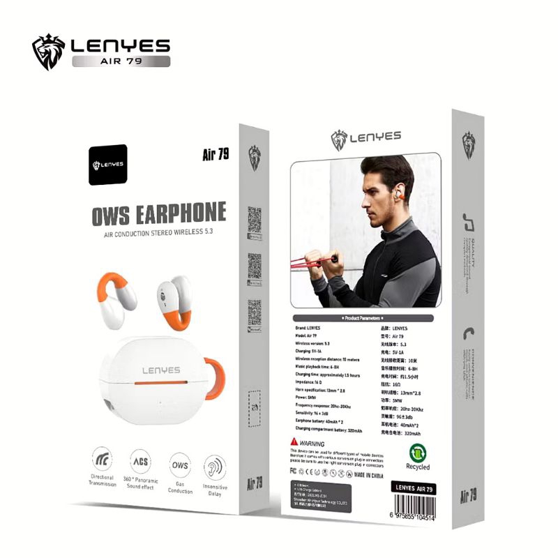 Jual OWS / TWS / Headset Bluetooth / Earphone Wireless Merk LENYES AIR ...