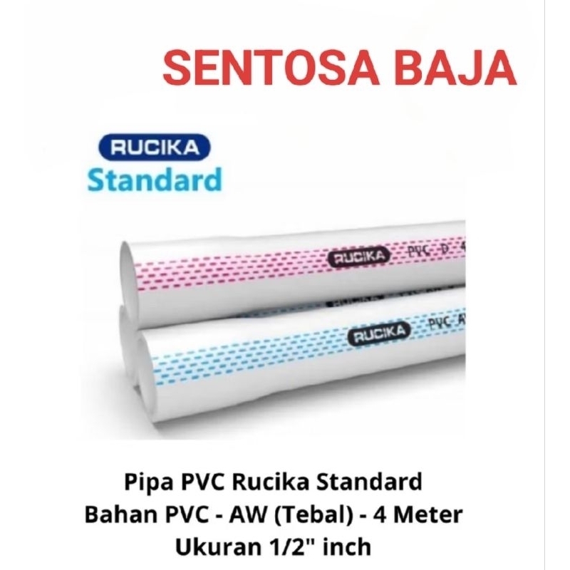 Jual Pipa potongan 1/2 Inch AW Rucika 100 cm | Shopee Indonesia